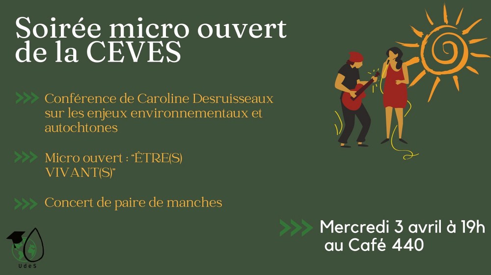 Soirée micro ouvert de la CEVES - Communauté étudiante - Université de ...